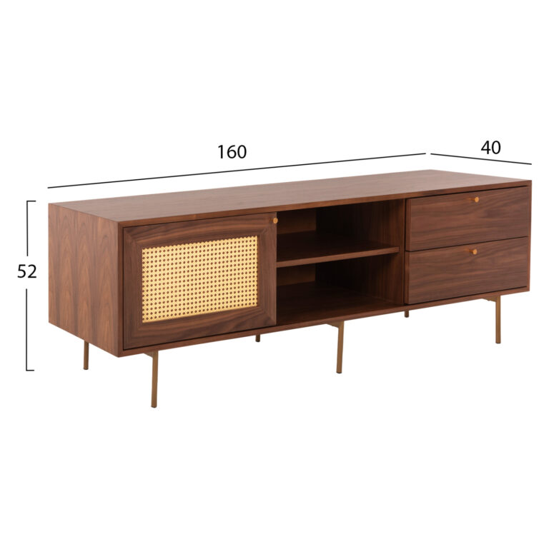 ΣΕΤ ΜΠΟΥΦΕΣ & ΕΠΙΠΛΟ ΤΗΛΕΟΡΑΣΗΣ ΒEEN HM21344 MDF ΜΕ ΚΑΠΛΑΜΑ ΚΑΡΥΔΙΑΣ ...